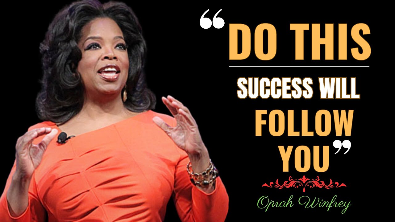 Must-Watch! Oprah Winfrey's Unforgettable Speech - A Truly ...