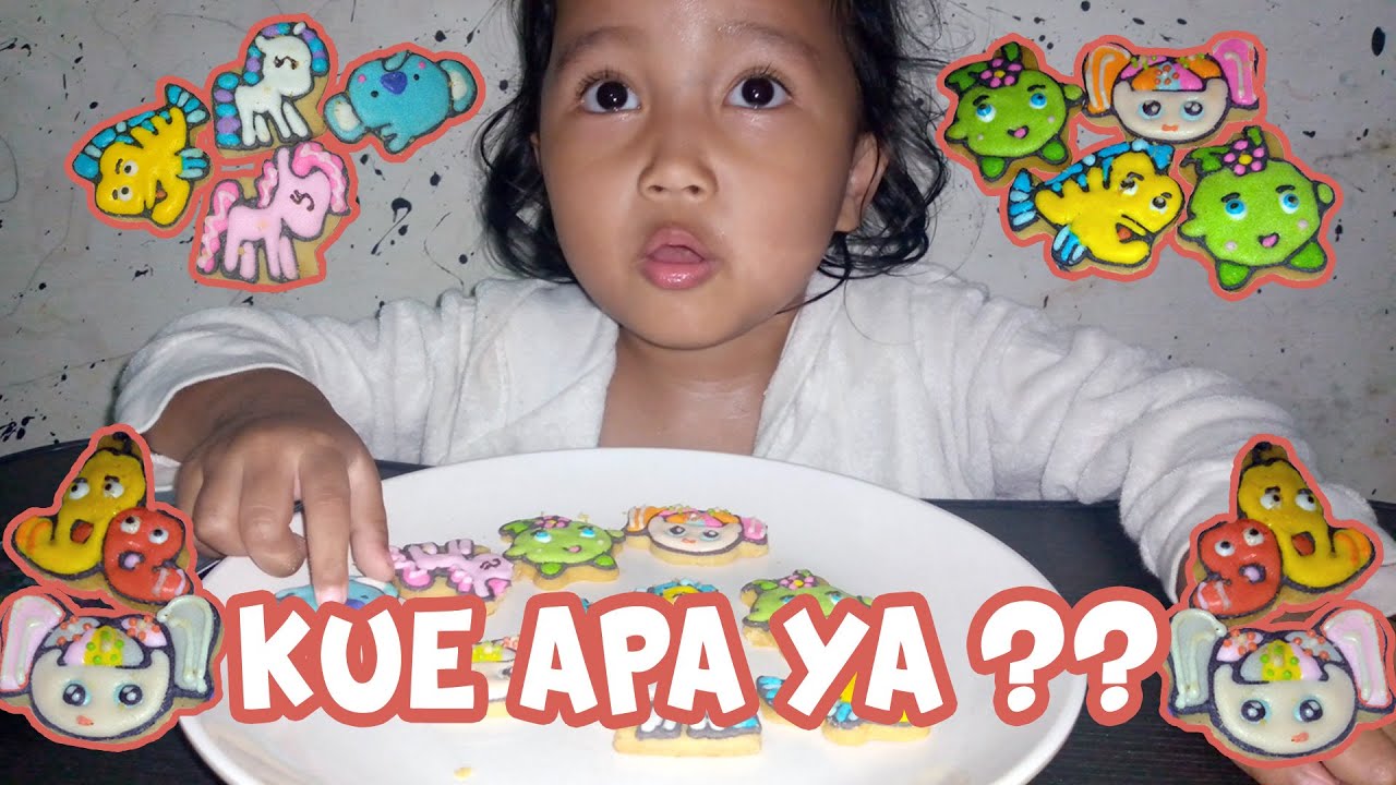 MAKAN COOKIES KARAKTER LUCU || Fatimah Qaila - YouTube