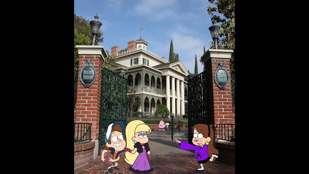 Gravity falls on Haunted Mansion - YouTube