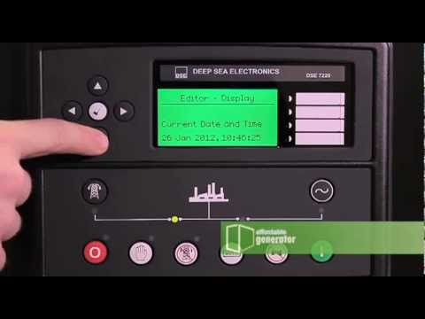 How to set the Date and Time on your Deep Sea 7220 digital controller ...