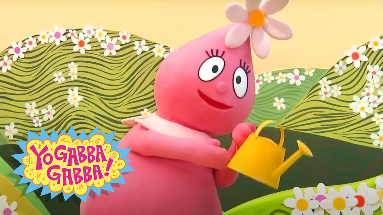 Let's Grow Together: Yo Gabba Gabba Gang Watering Plants - YouTube