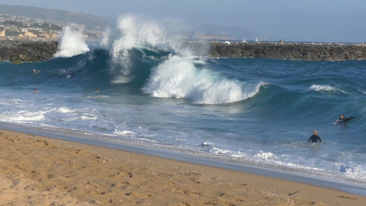 The Wedge, CA, Surf, 8/18/2017 pm - Part 2 (4K@30) - YouTube