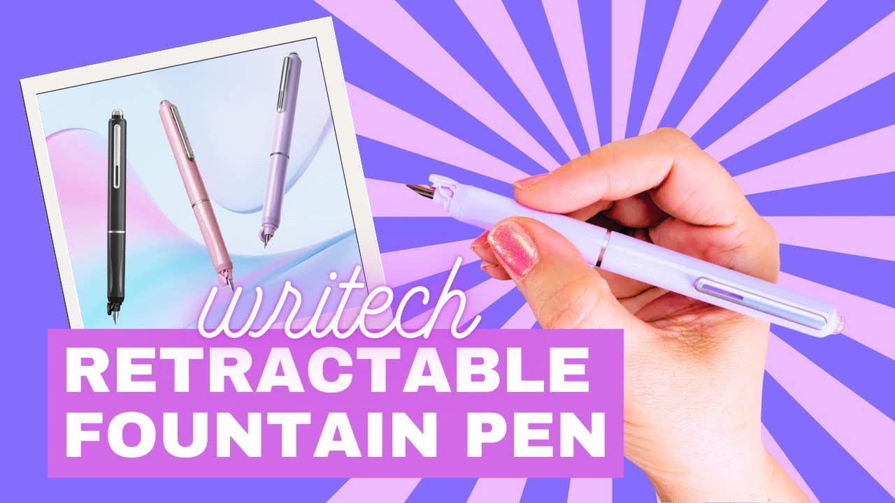 Writech Retractable Fountain Pen // First Impressions - YouTube