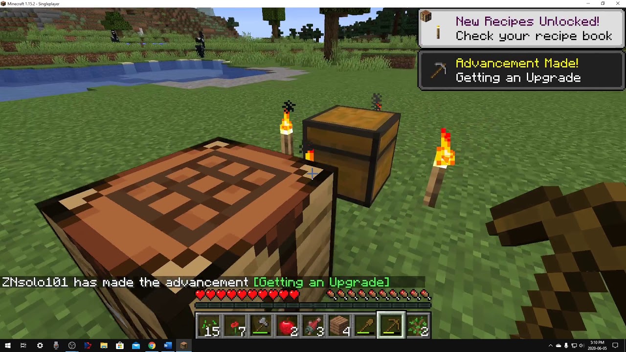 Minecraft quick start guide day 1 in Minecraft 2021 - YouTube