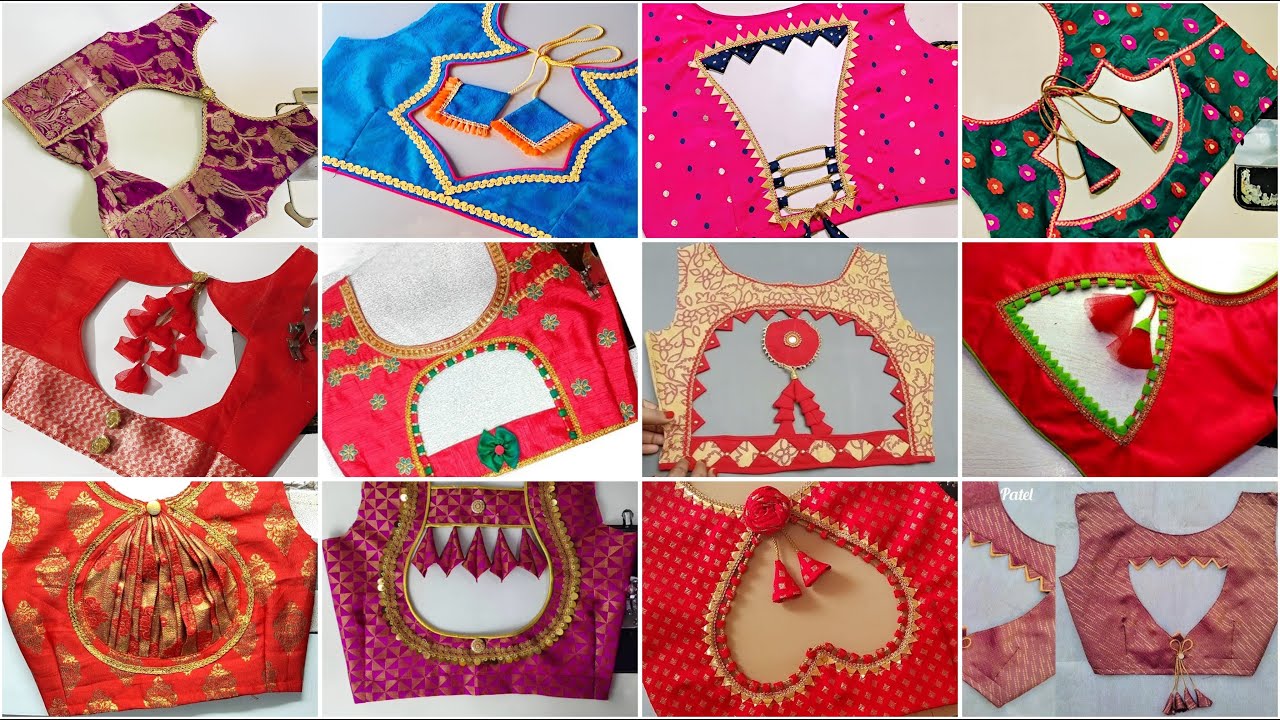 Blouse back neck Design 2025 | New Blouse Designs | Blouse back neck ...