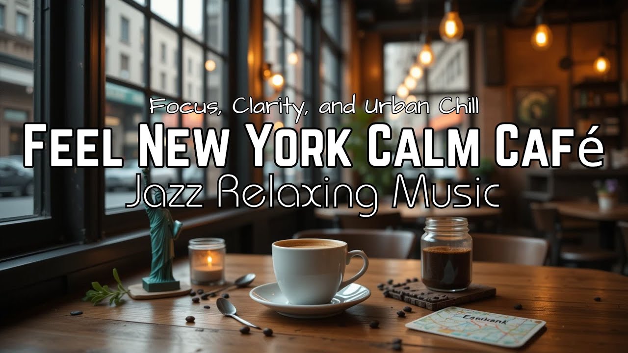 Feel New York’s Cozy Calm ☕ | Bossa Nova & Jazz Relaxing Music for ...