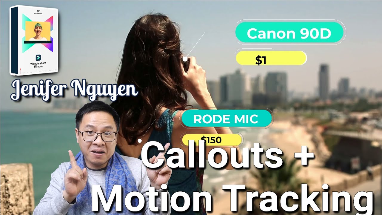 Filmora X - Adding Callout Text to Video and Motion Tracking Tips - YouTube
