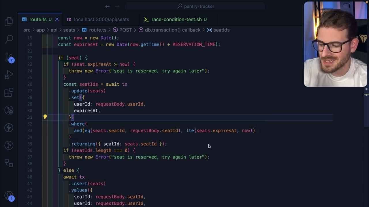 What coding a reservation system might look (using Drizzle & Postgres) - YouTube