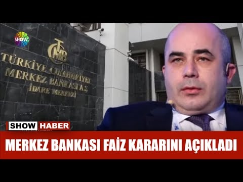 Merkez Bankası faiz kararını açıkladı