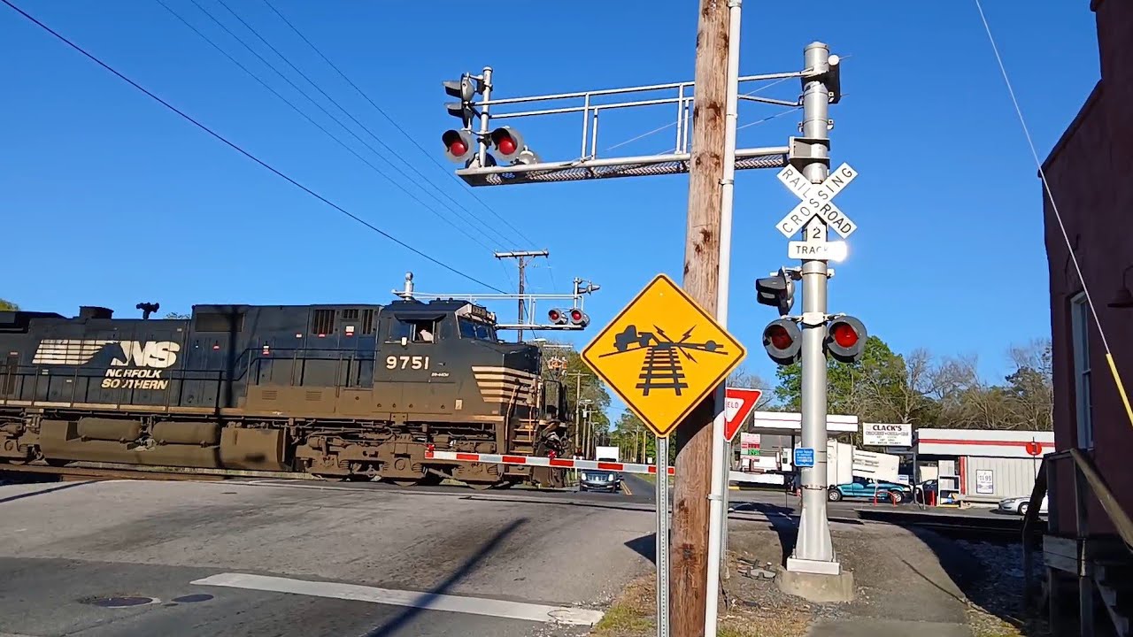 Lancaster Street Railroad Crossing Chester SC - YouTube
