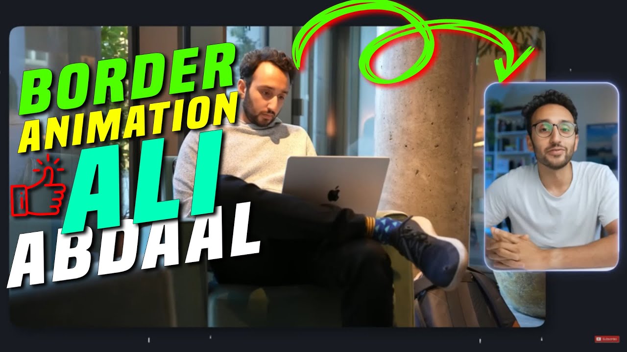 How to create border animation like Ali Abdaal | Make animation like ...