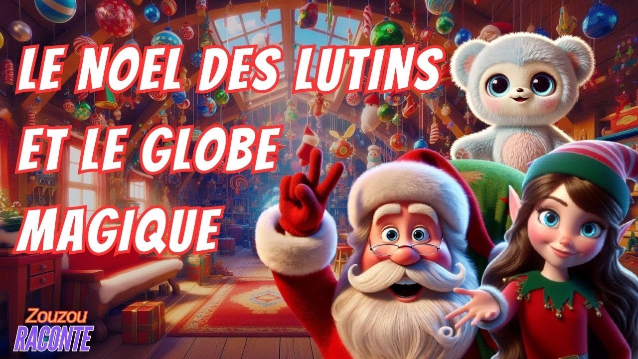 🎅🏼 LE NOEL DES LUTINS ET LE GLOBE MAGIQUE ! 🔮 Histoire, conte de Noël ...