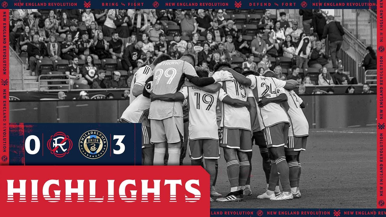Highlights | Union score three times in second half as Revs fall, 3-0 ...