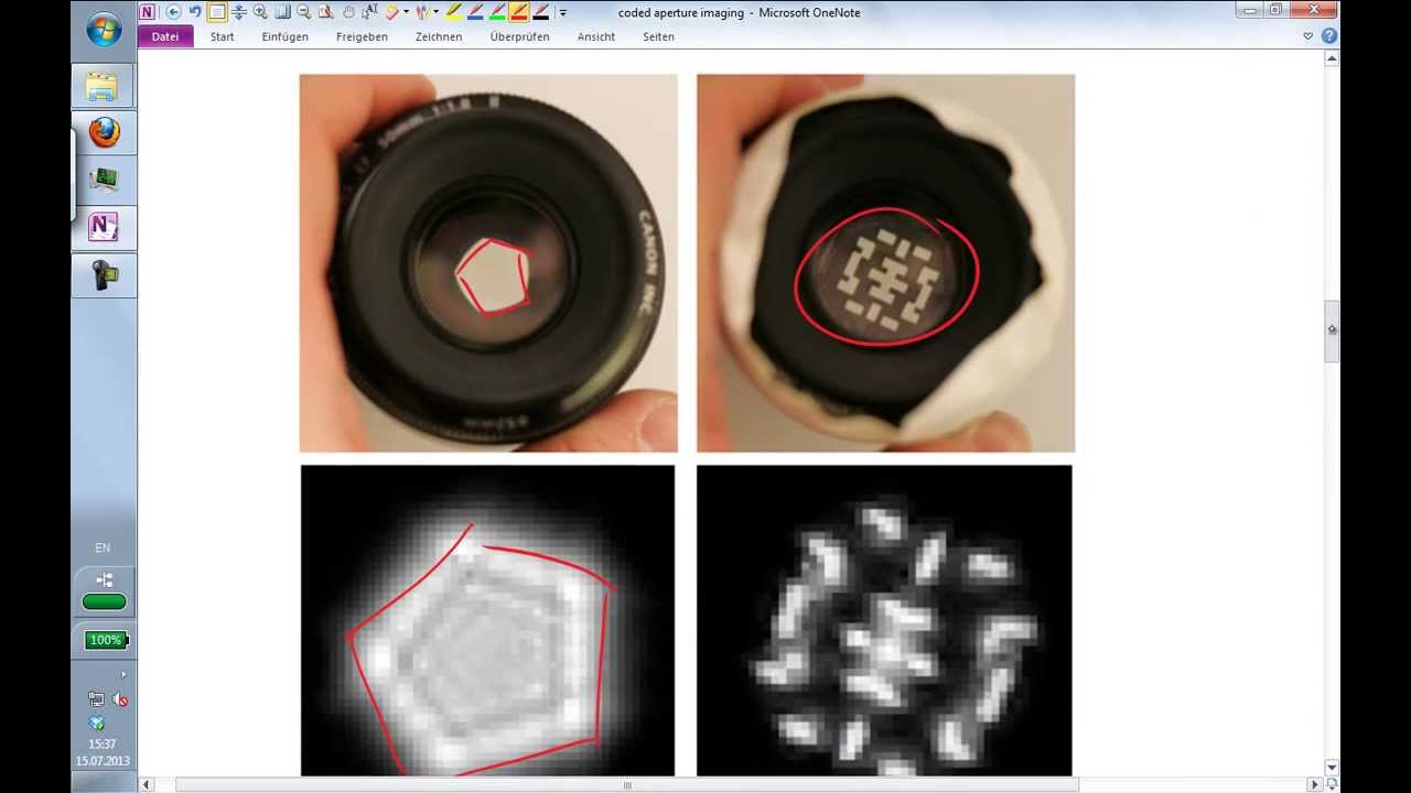 10.2 Coded Aperture Imaging | Image Analysis Class 2013 - YouTube