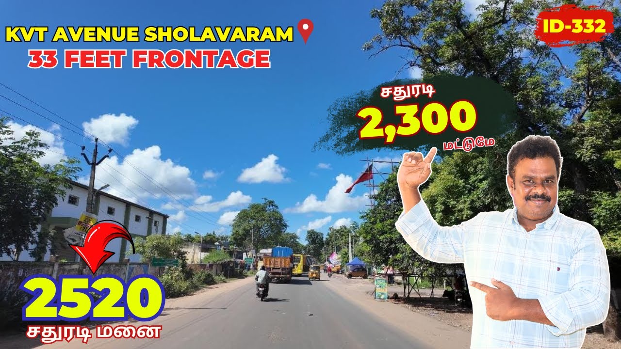 🏡 CMDA Approved Plots in Redhills - KVT Avenue, Sholavaram | 40 Feet ...