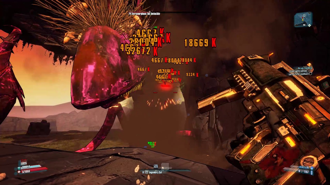 Borderlands 2 Terramorphous the Invincible solo - YouTube