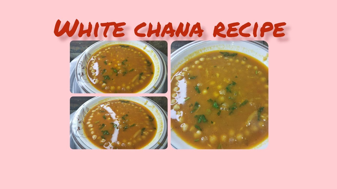 white chana Recipe||cholay recipe #breakfast Chany ki Recipe .. - YouTube