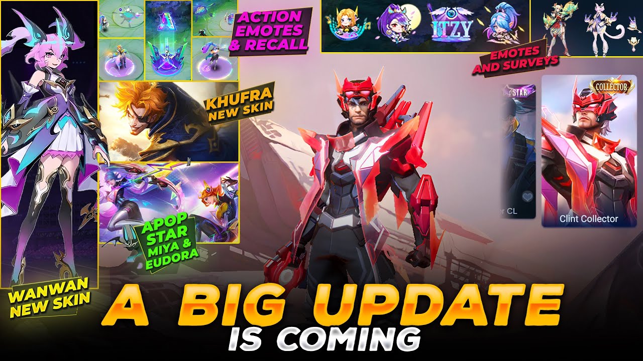 A BIG UPDATE IS COMING | FRAGMENT SHOP | MLBB X ITZY | ALLSTAR SKINS ...