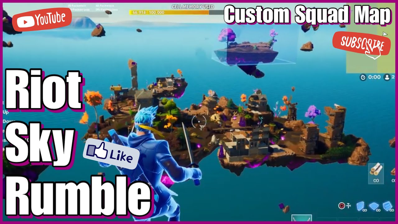 Riot’s Sky Rumble! Customs? #fortnite #maps - YouTube