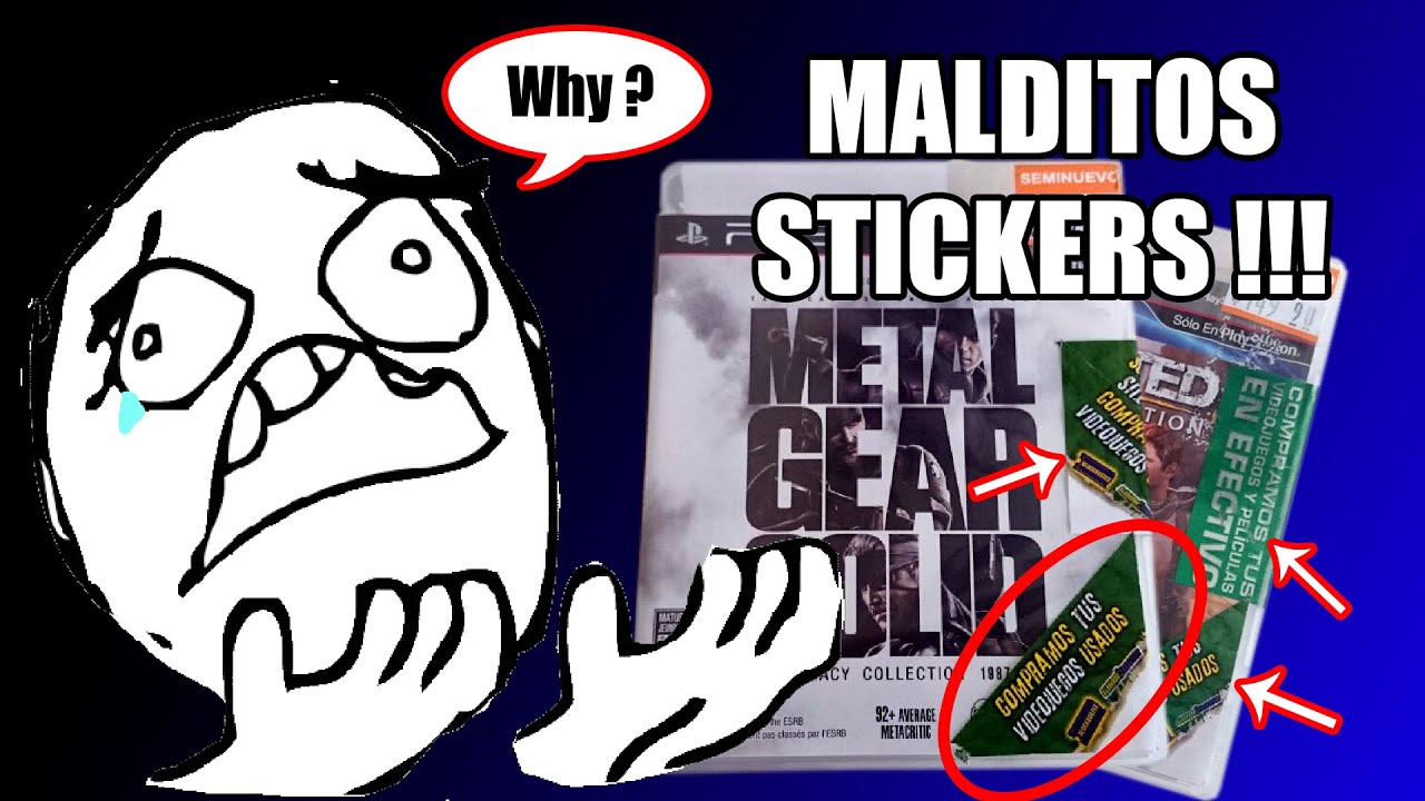 Como quitar los stickers de juegos sin liquidos y sin dañarlos - Tip ...