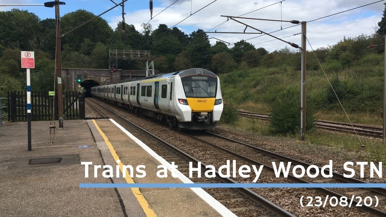 Trains at Hadley Wood STN (23/08/20) - YouTube
