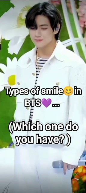 Types of 😊smile in BTS💜💜💜💜💜💜💜💜#viral#shorts#100k#views#dream#comes#true ...