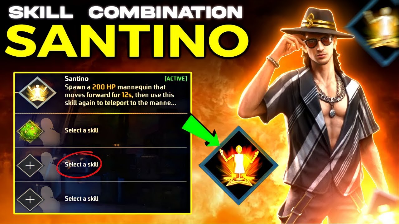 Santino new (skill combination) 2024 | Best character combination in ...