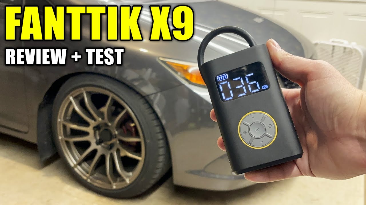 Review & Test of Fanttik X9 Pro Tire Inflator! - YouTube