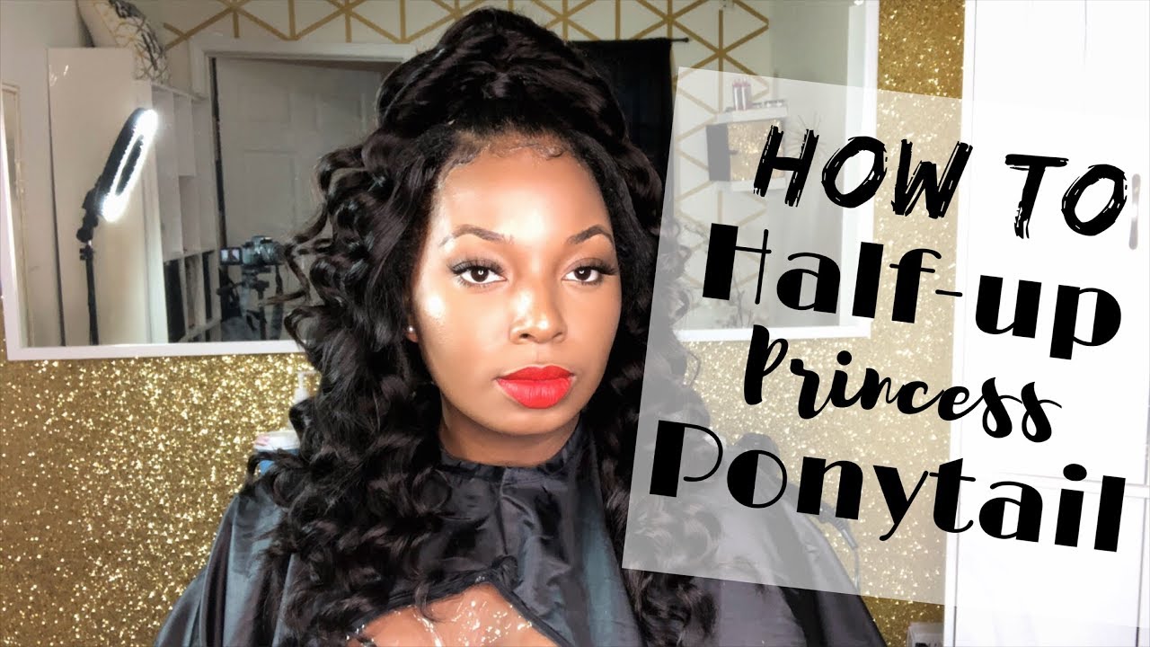 Qthebraider| HALF-UP PRINCESS PONY - YouTube
