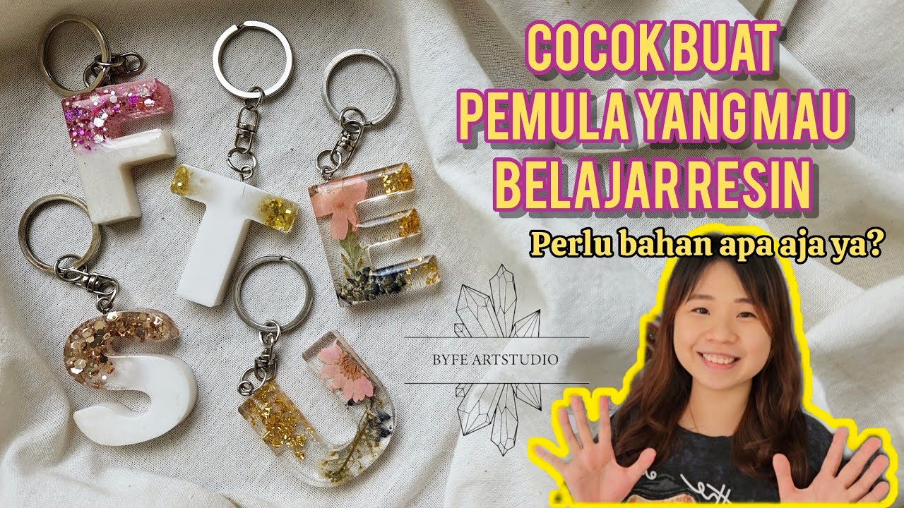 Kerajinan Resin untuk Pemula, bikin Gantungan Kunci step by step - YouTube