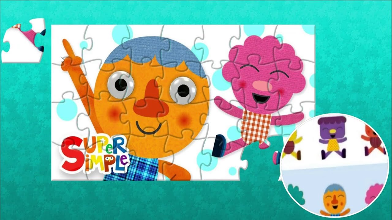 Best Game Follow Me Noodle & Pals Super Simple Songs Puzzle - YouTube