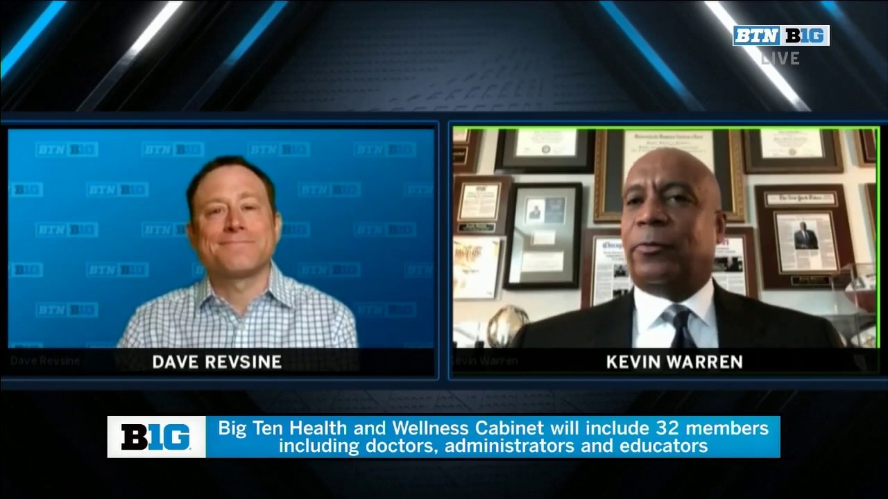 Kevin Warren Discusses Big Ten Health & Wellness Cabinet, Impact of ...