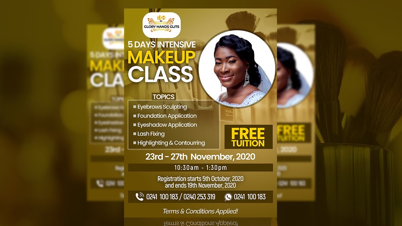 Makeup Class Flyer Saubhaya Makeup