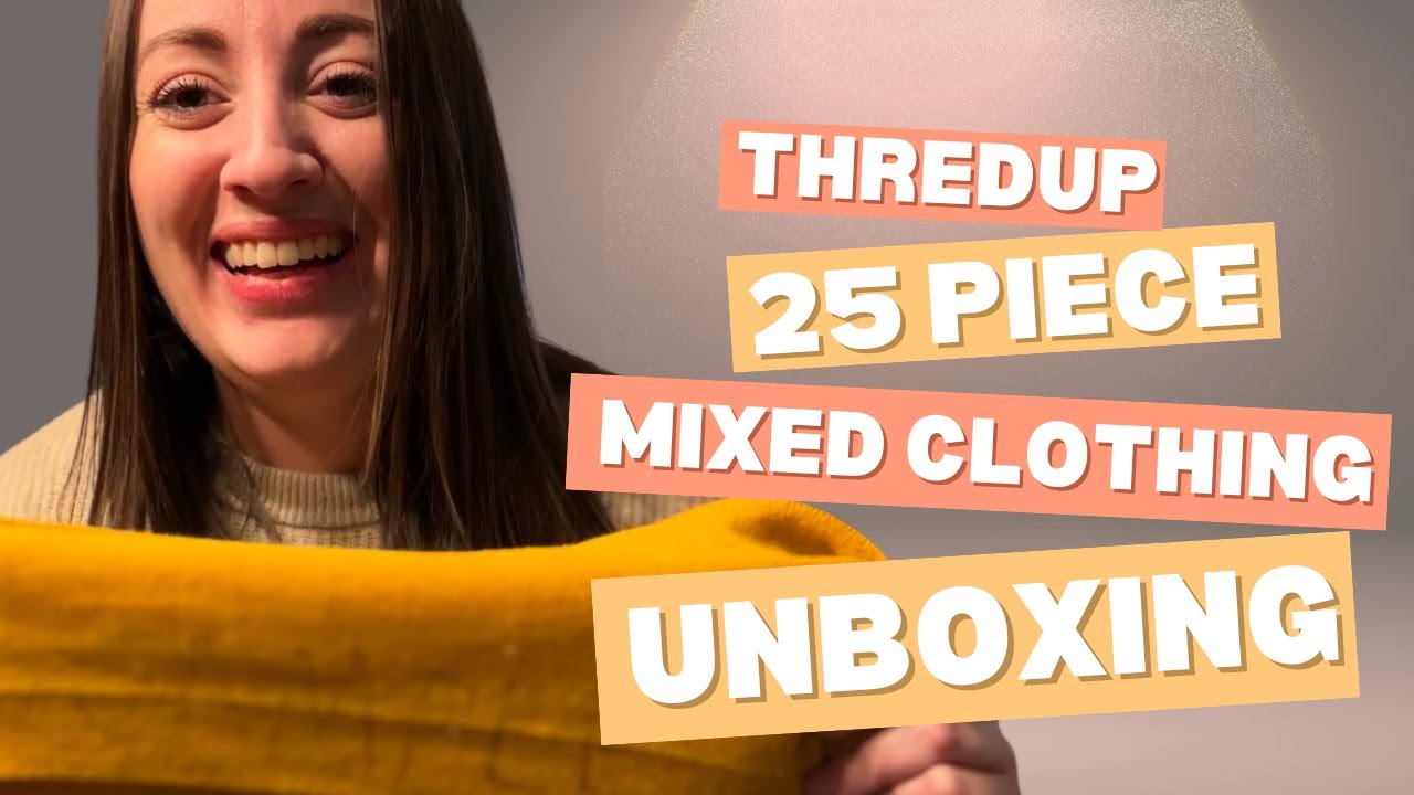 Thredup 25 Piece Women's Mixed Clothing Part 2 - YouTube