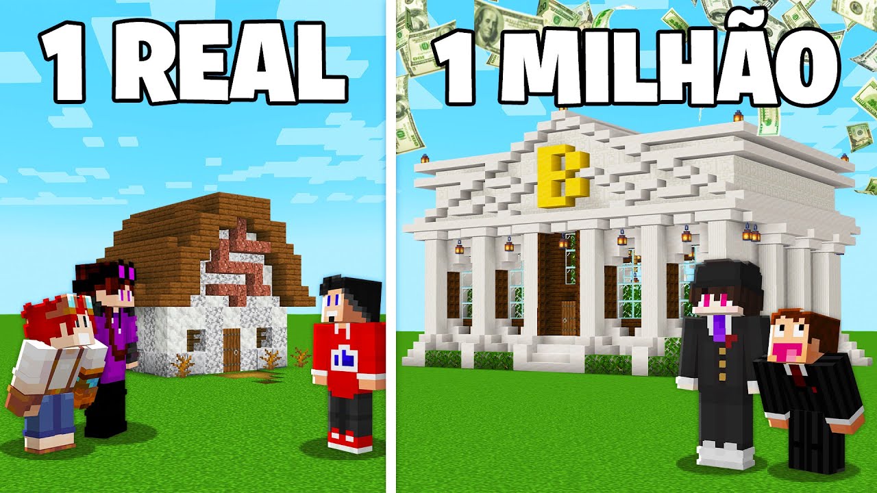 FICAMOS TRILIONÁRIOS COM UMA FÁBRICA DE DINHEIRO NO MINECRAFT - YouTube