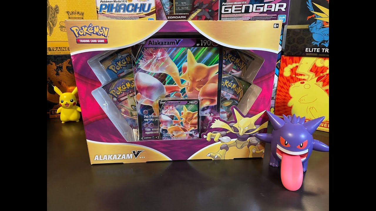 Pokémon: ALAKAZAM V -Collection Box *Brand New item!!!* - YouTube