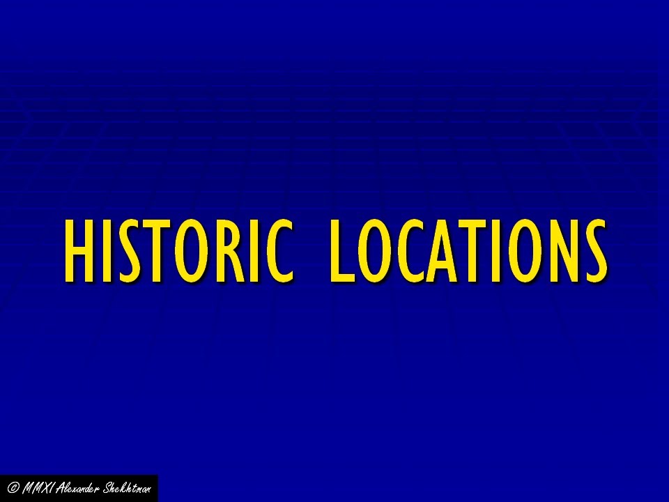#37: HISTORIC LOCATIONS - Jeopardy!® Clues of the Week - YouTube