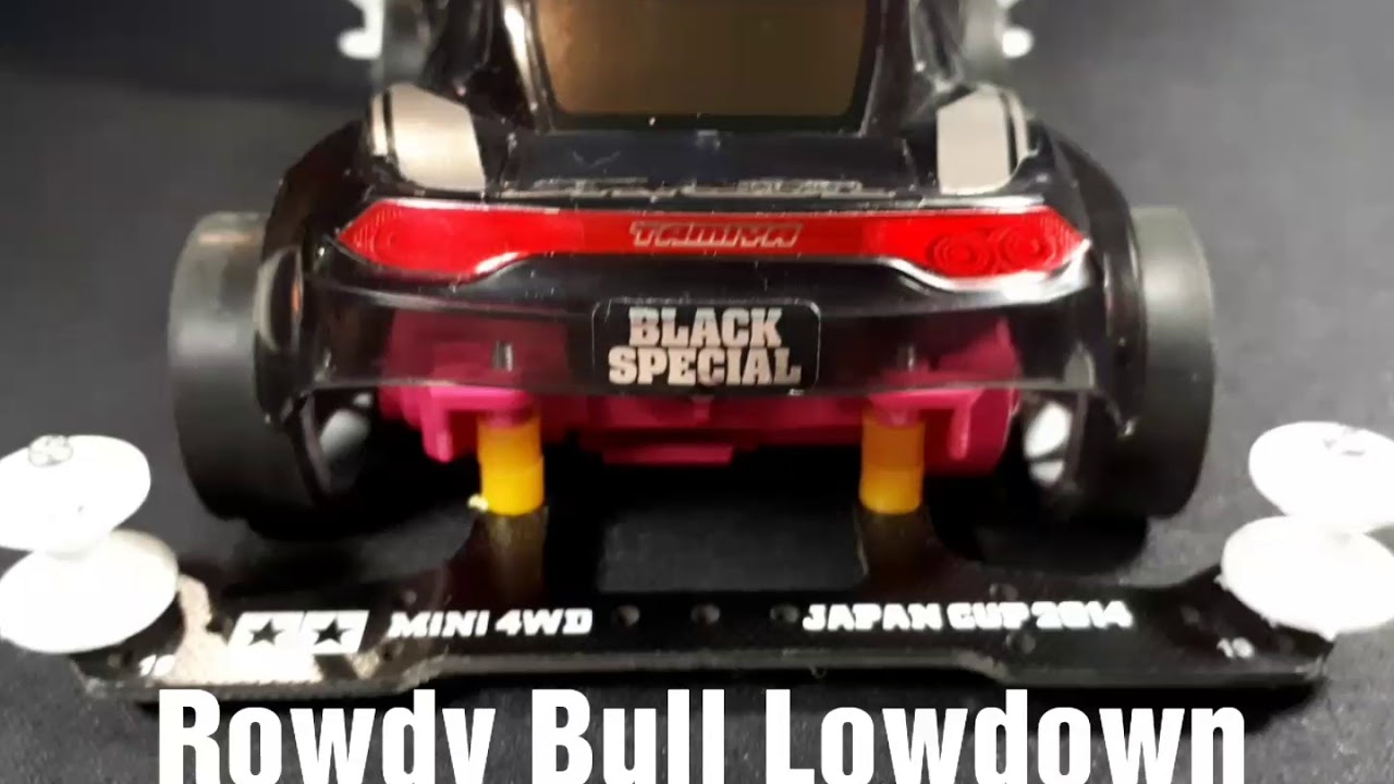 Tamiya Mini4wd Rowdy Bull Lowdown - YouTube