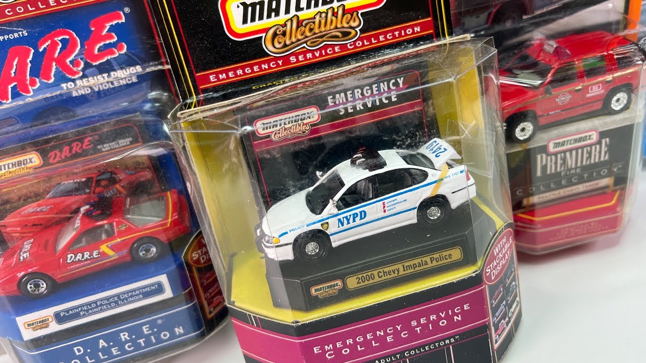 Matchbox Premiere Fire and Emergency Service Collection, D.A.R.E, JL ...