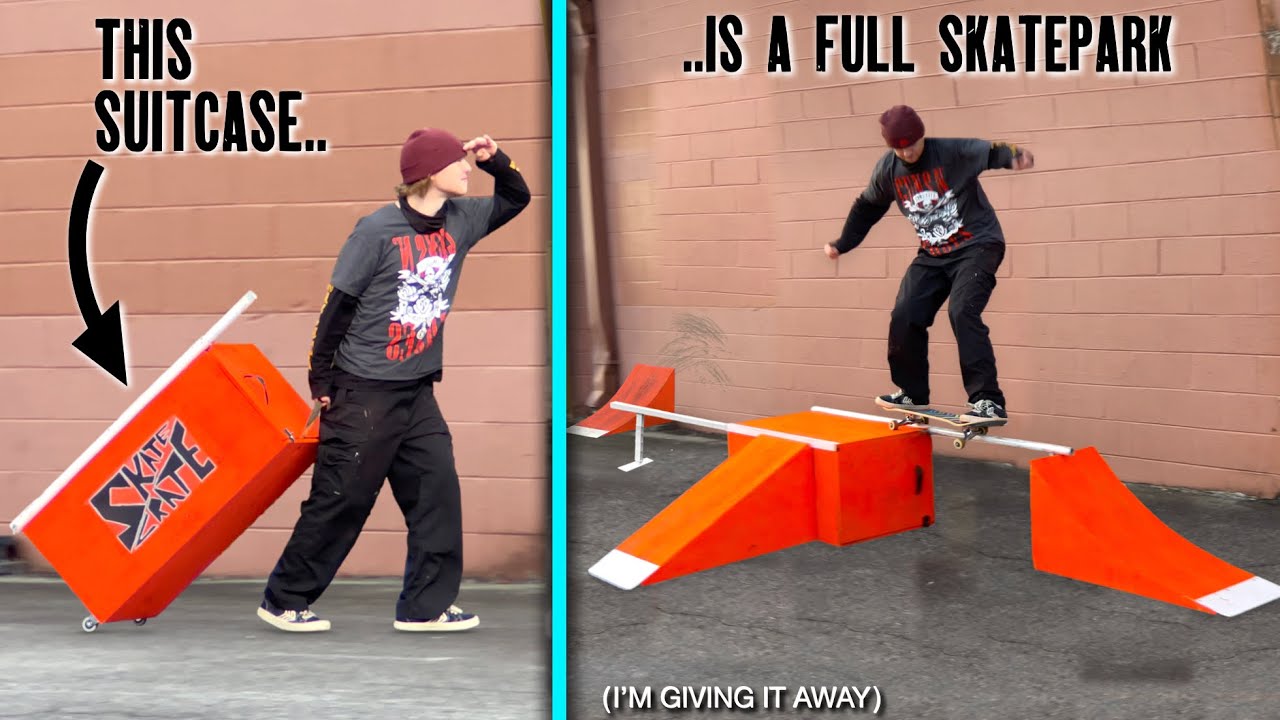 This Portable Skatepark Might Change the Game! (First One Ever Made ...
