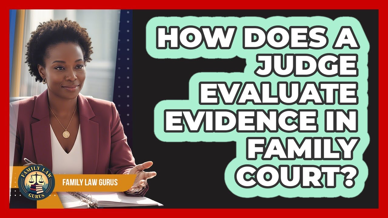 How Does a Judge Evaluate Evidence in Family Court? - YouTube