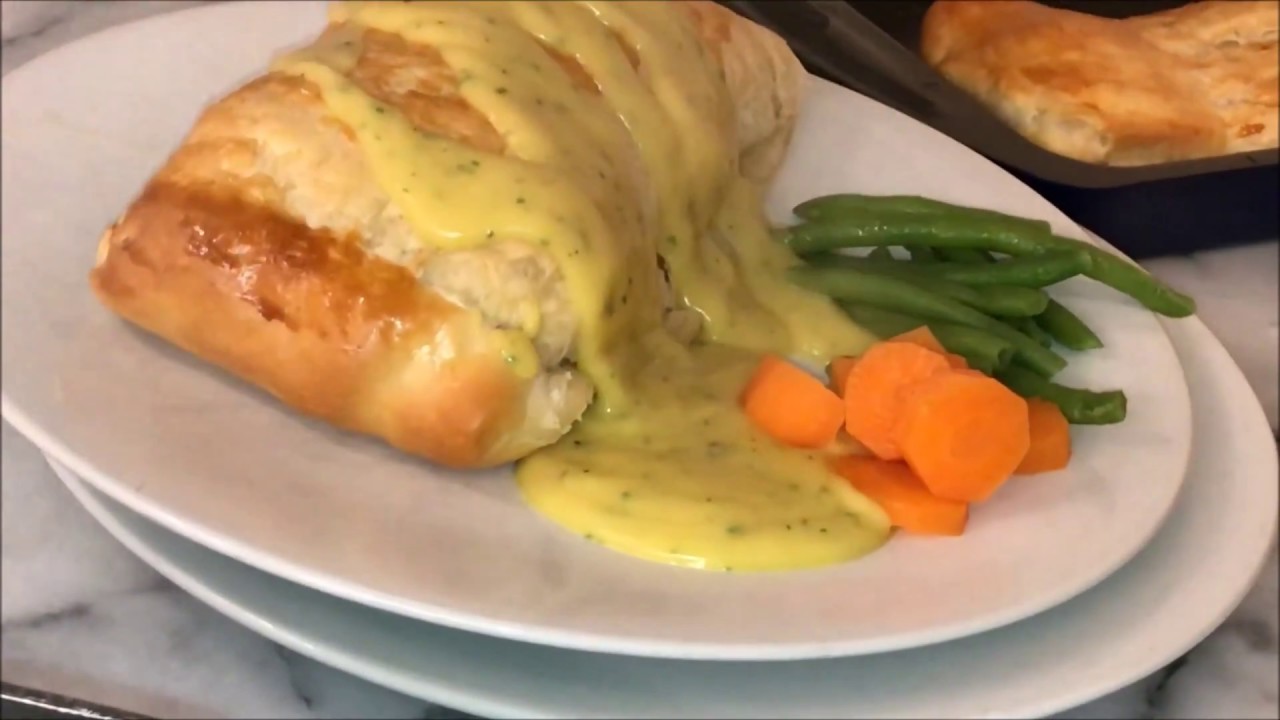 Quick Fish Wellington, with Cream and Pesto - YouTube