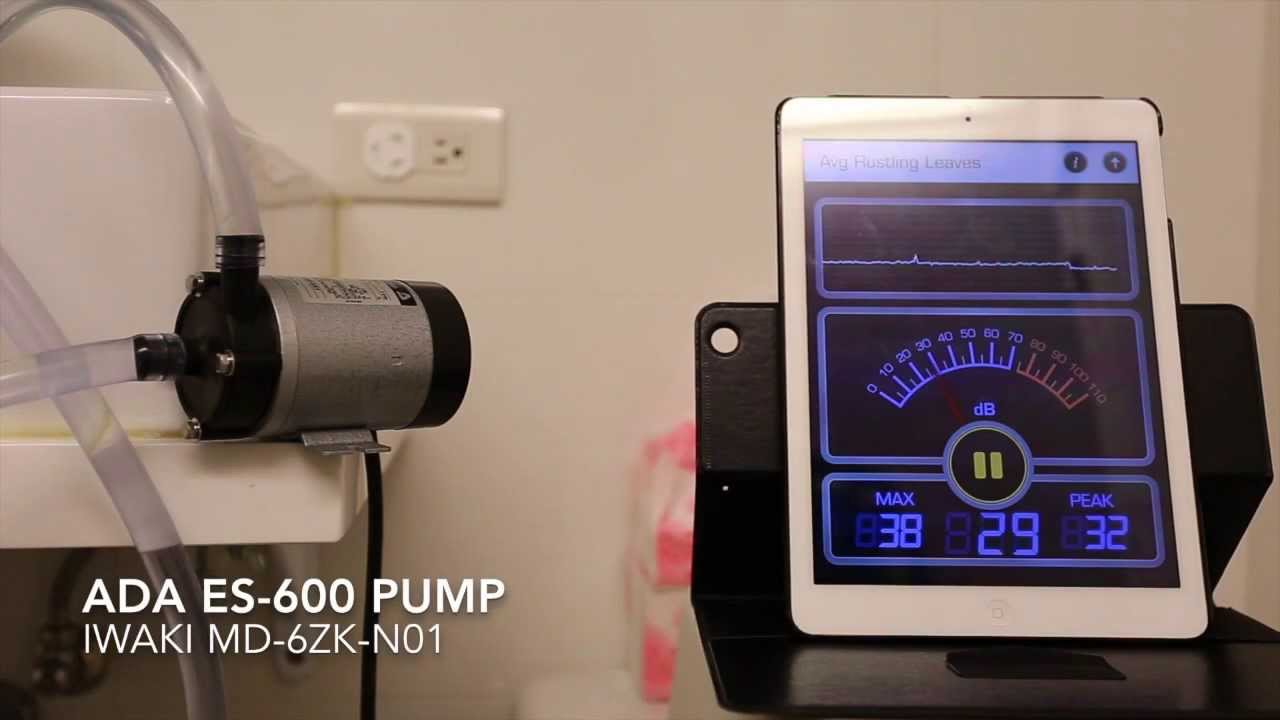 ADA ES-600 VS.EHEIM 1046 sound comparison - YouTube