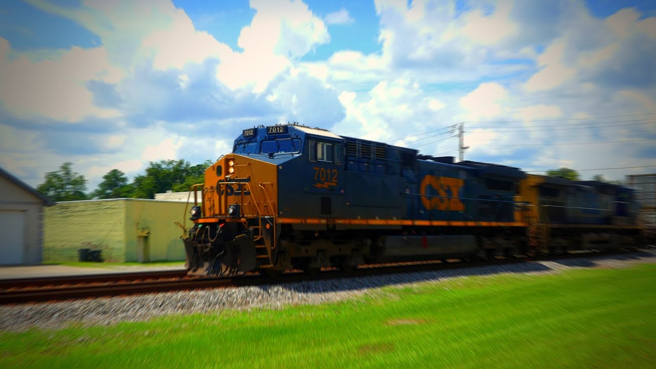 CSX 7012 Southbound Folkston, GA 8/3/2023 - YouTube