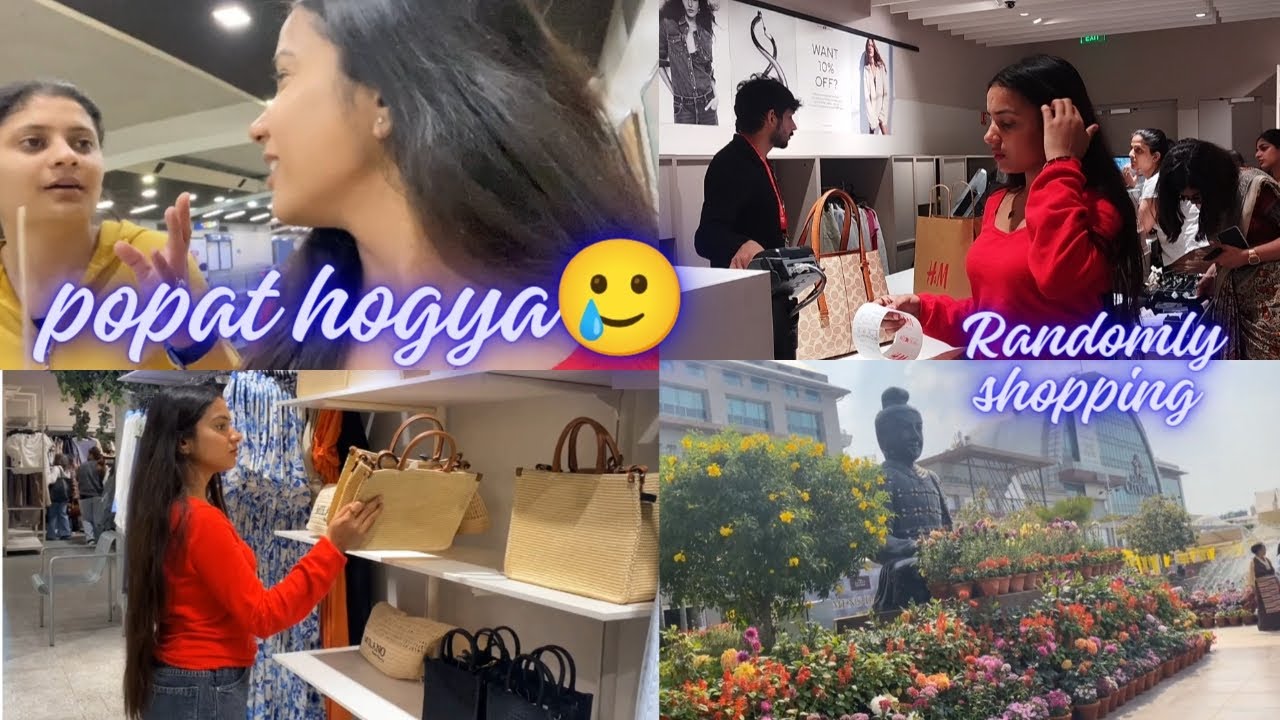 popat hogya😂|| Random shopping with friend😌 ||Select City Walk mall ...