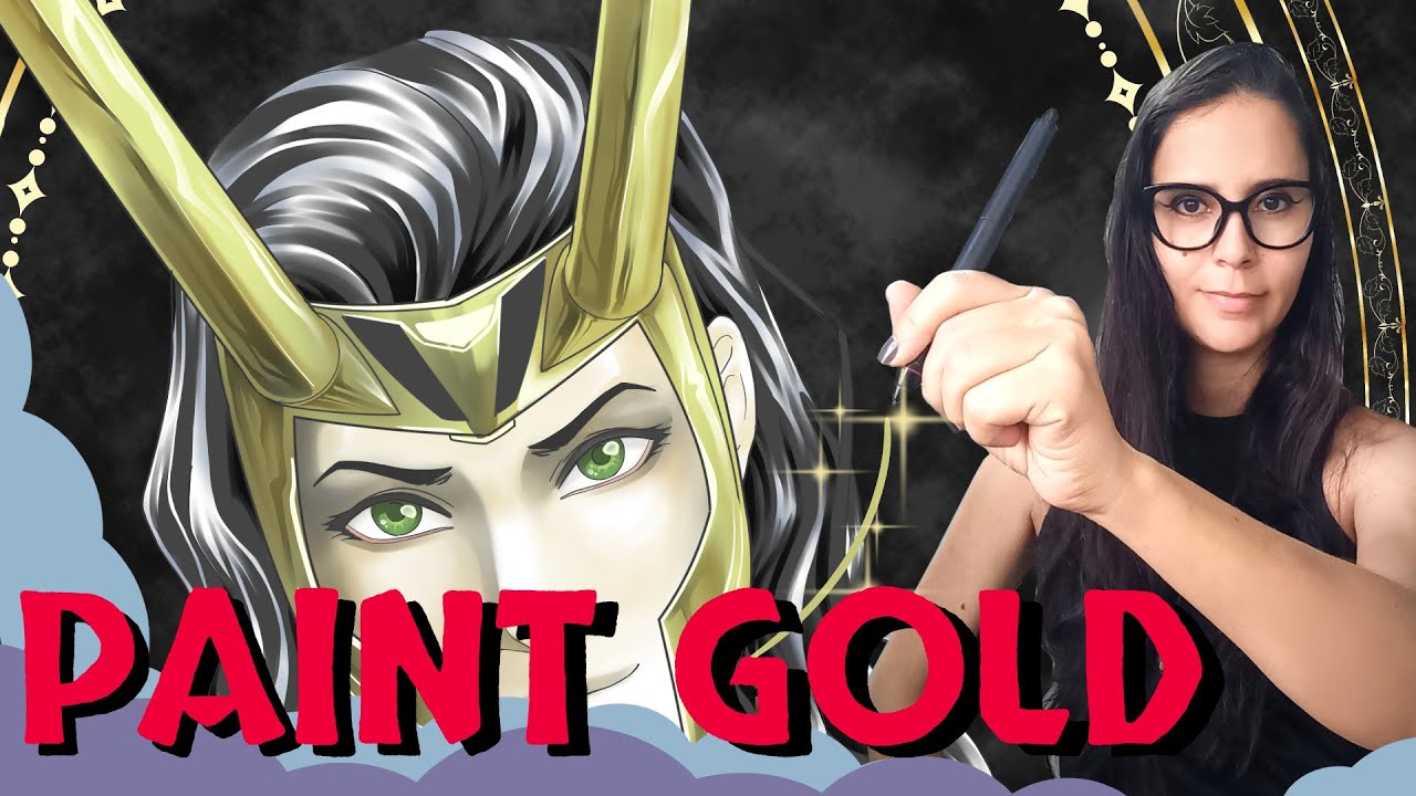 How to paint gold like a pro - YouTube