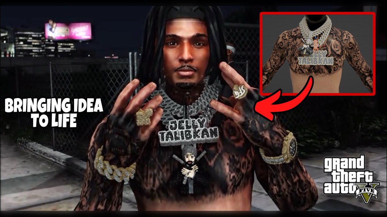 Making A Chain From A Customer’s Idea In GTA 5 RP (FiveM) | Blender 3D ...