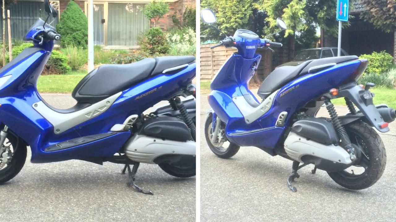 Yamaha maxster 125cc *showroomstaat* - YouTube