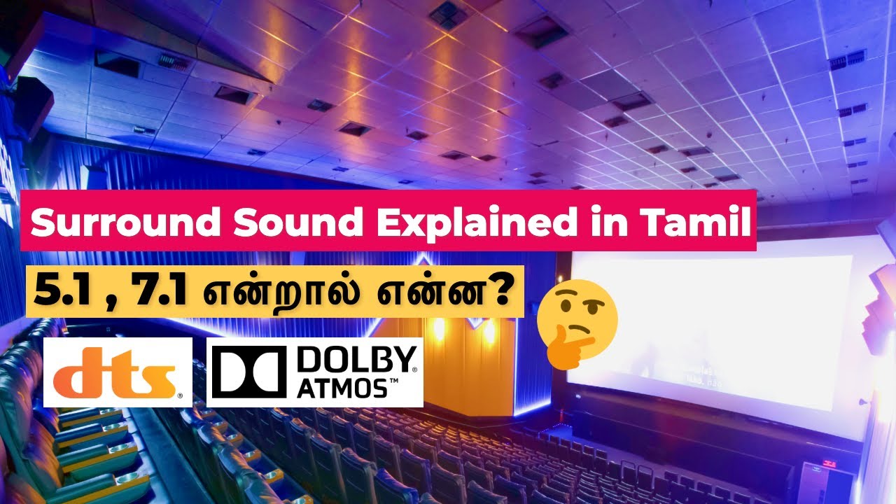 What is surround sound? Detailed explanation in Tamil | Dolby ATMOS ...