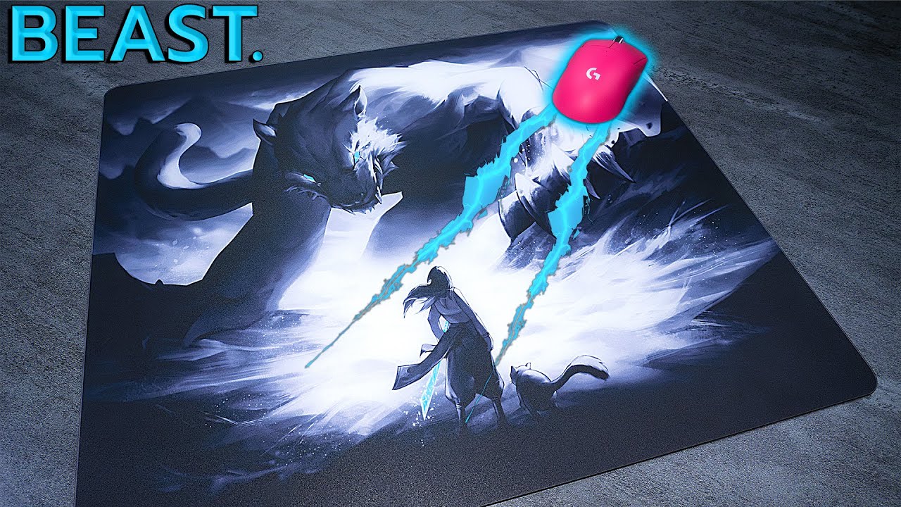 Le PLUS RAPIDE des tapis de souris (réel) : THE BEAST +comparaison SP ...